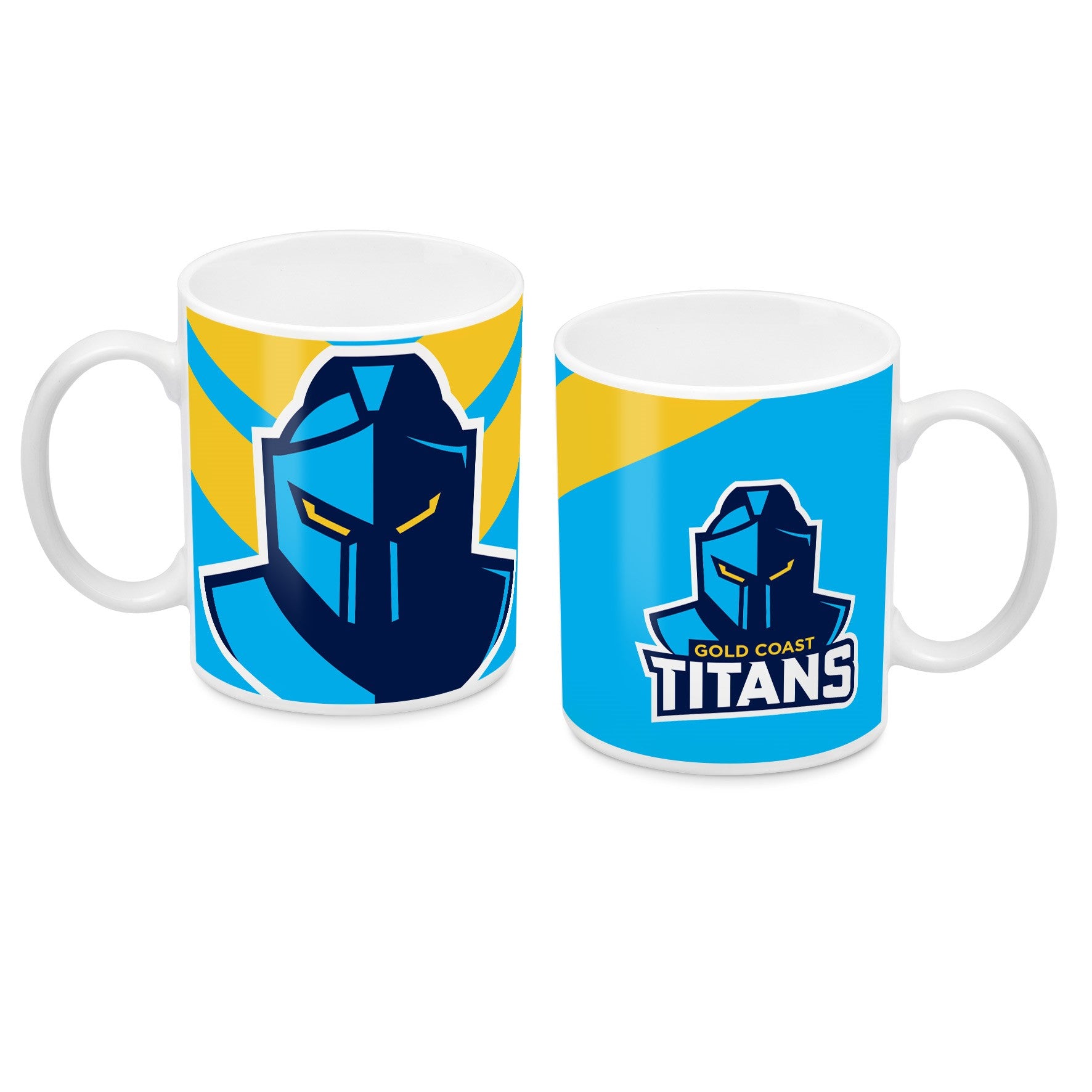 NRL Gold Coast Titans Ceramic Coffee Cup Mug Gift Present Fathers Day ...