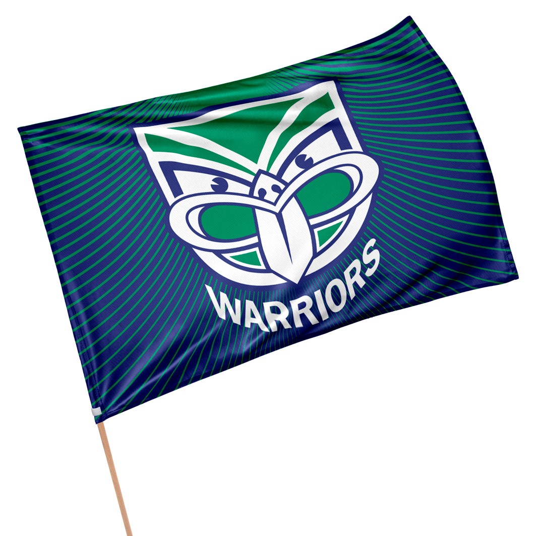 NRL New Zealand Warriors - Game Day Flag - 90cm x 60cm Gift Present ...
