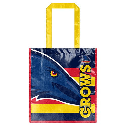 AFL Adelaide Crows Laminated Bag Shopping Gift - Reusable High Quality ...