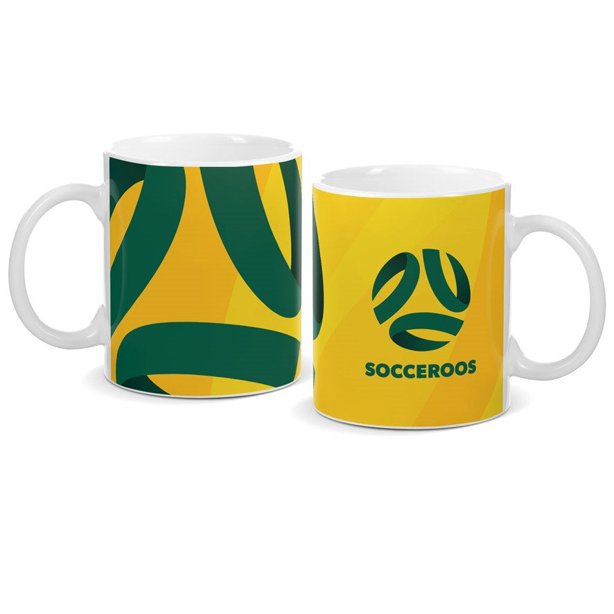 Australian Socceroos Ceramic Coffee Cup Mug - Gift Idea - Soccer Gift ...