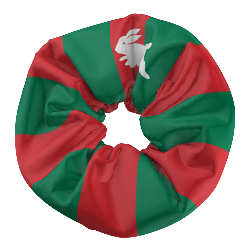 NRL South Sydney Rabbitohs Hair Scrunchie - Official NRL Product