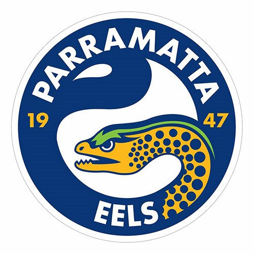 Official NRL Sticker Parramatta Eels 20cm(H) x 20cm(W) - Tracked ...