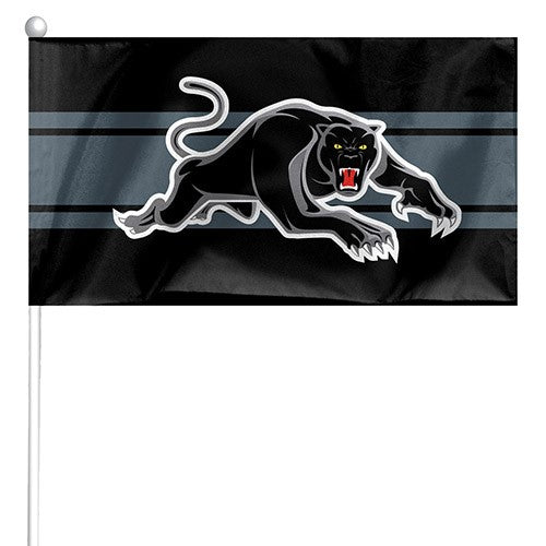 NRL Penrith Panthers - Set of 2 Mini Flags - 24.5cm x 12.4cm Gift ...